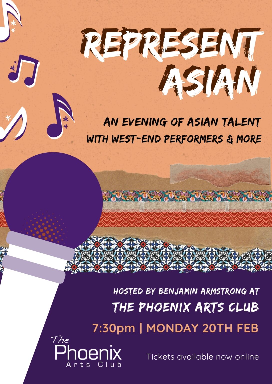 REPRESENT ASIAN – AN EVENING OF ASIAN TALENT ANNOUNCED FOR PHOENIX ARTS ...