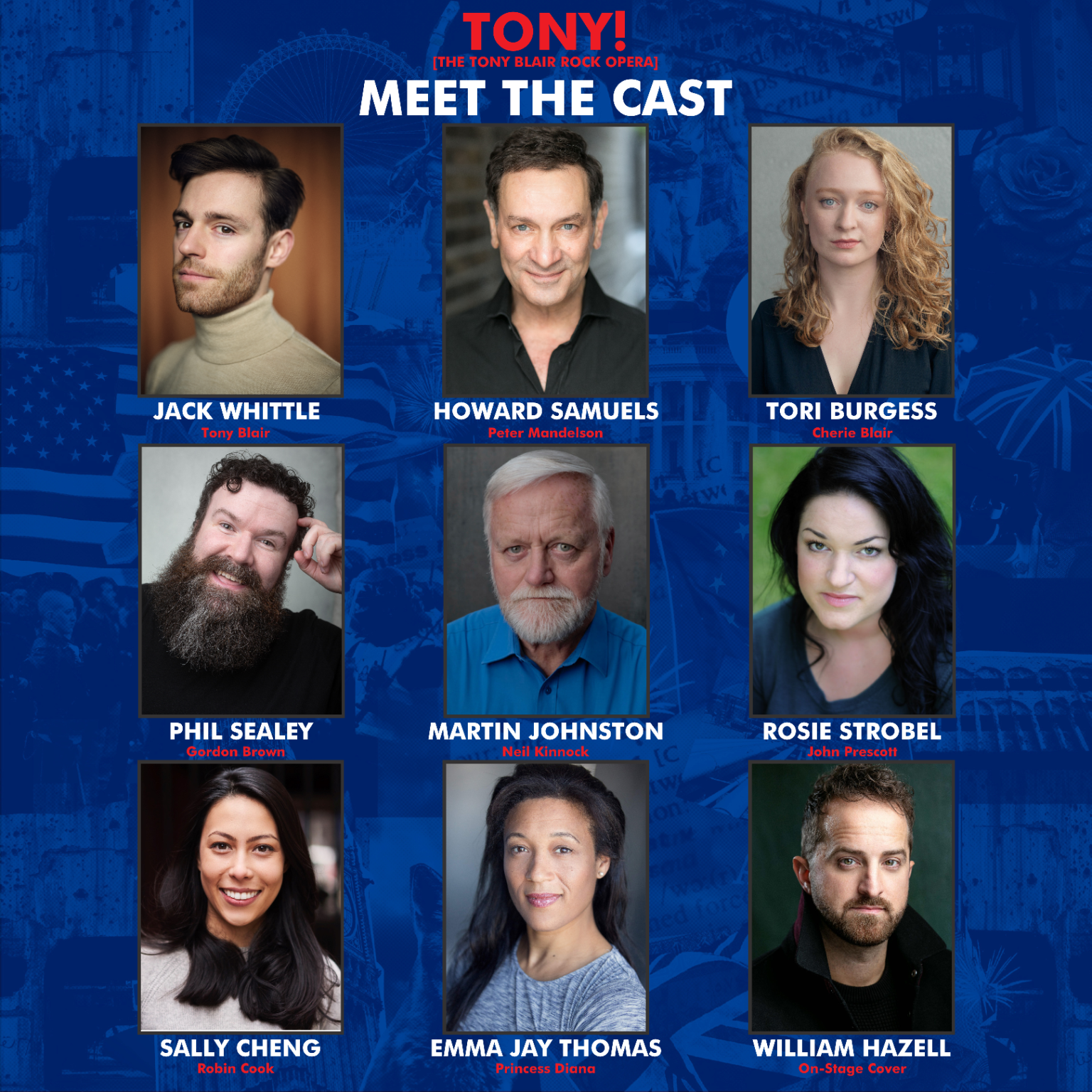 TONY! [THE TONY BLAIR ROCK OPERA] – LONDON & UK TOUR CAST ANNOUNCED ...