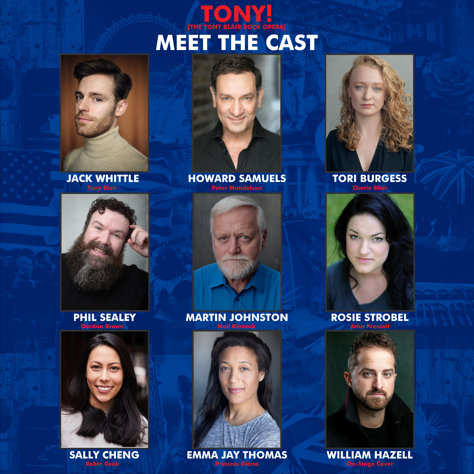 TONY! [THE TONY BLAIR ROCK OPERA] – LONDON & UK TOUR CAST ANNOUNCED ...